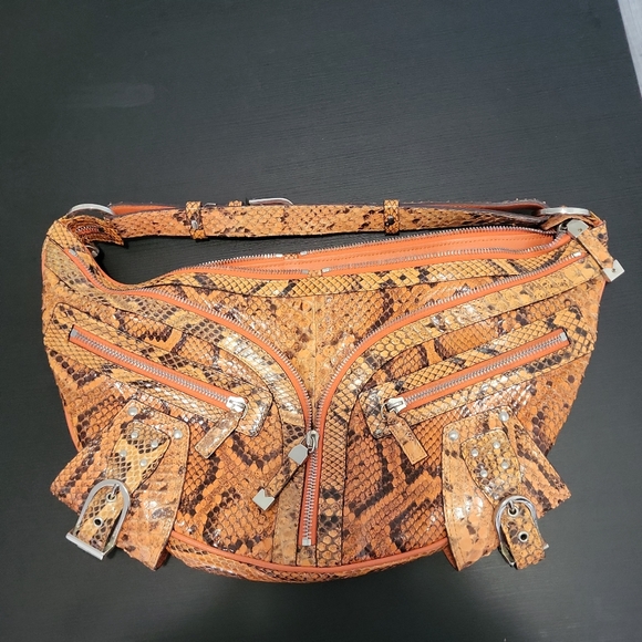 Versace | Bags | Authentic Versace Snake Skin Bag | Poshmark